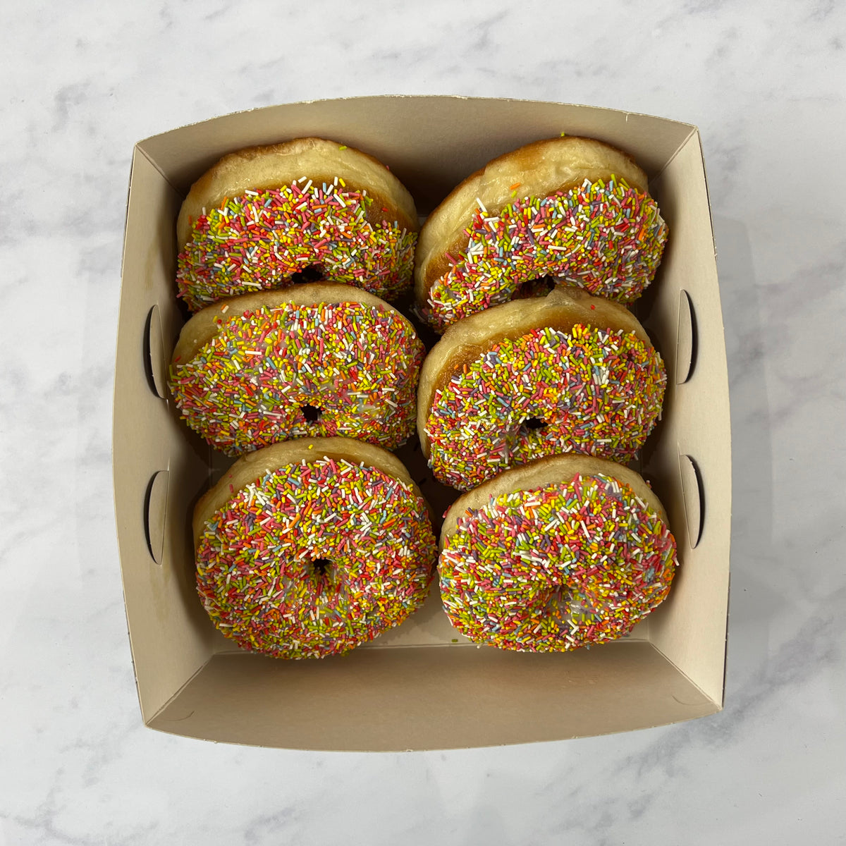 Iced Sprinkles Ring Doughnut Sharing Box – Cavan Bakery